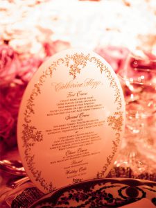 Menu Cards: Game Changer - Posh Parties